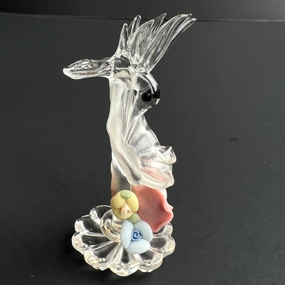 figurine world | Art | Vintage Very Rare Hummingbird Nectar Sipping ...